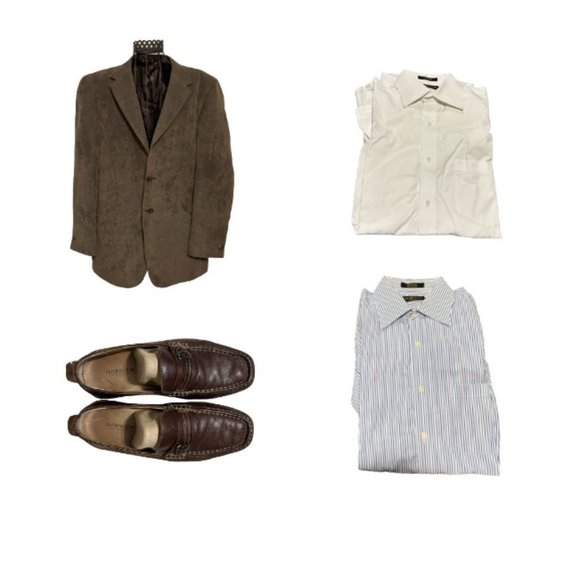 Florsheim | Other | Bundle Men Business Casual Blazer 2 Shirts And ...